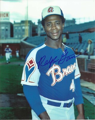 Ralph Garr Atlanta Braves 1974 N.L. Batting Champion Autographed 8x10 ...