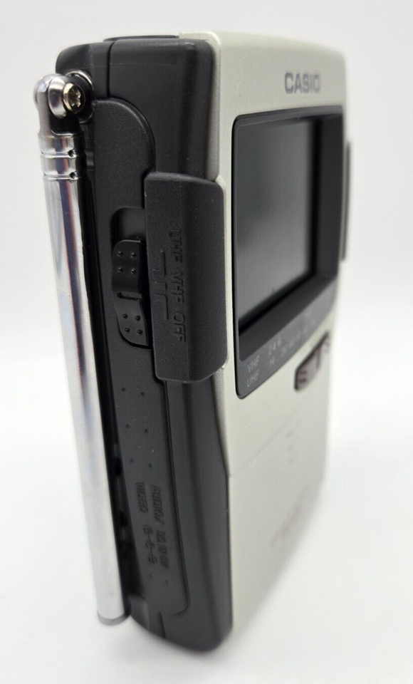 Casio TV-900 Vintage Portable Color LCD Handheld TV 2.3" Screen TESTED ...