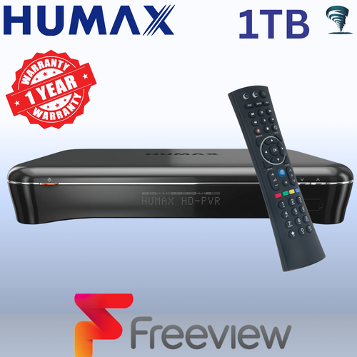 Humax 1TB HDR 1000S Satellite Freeview Twin Recorder Receiver Record ...
