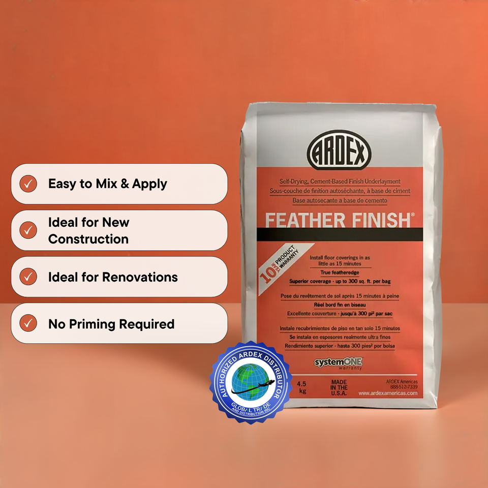 Ardex Feather Finish Quick-Set Self-Drying Cement-Base Underlayment 10 ...