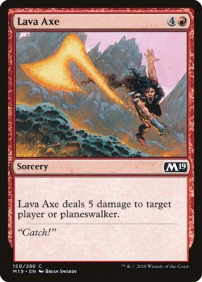 Lava Axe Foil (150) Core Set 2019 M19 MTG Magic | eBay