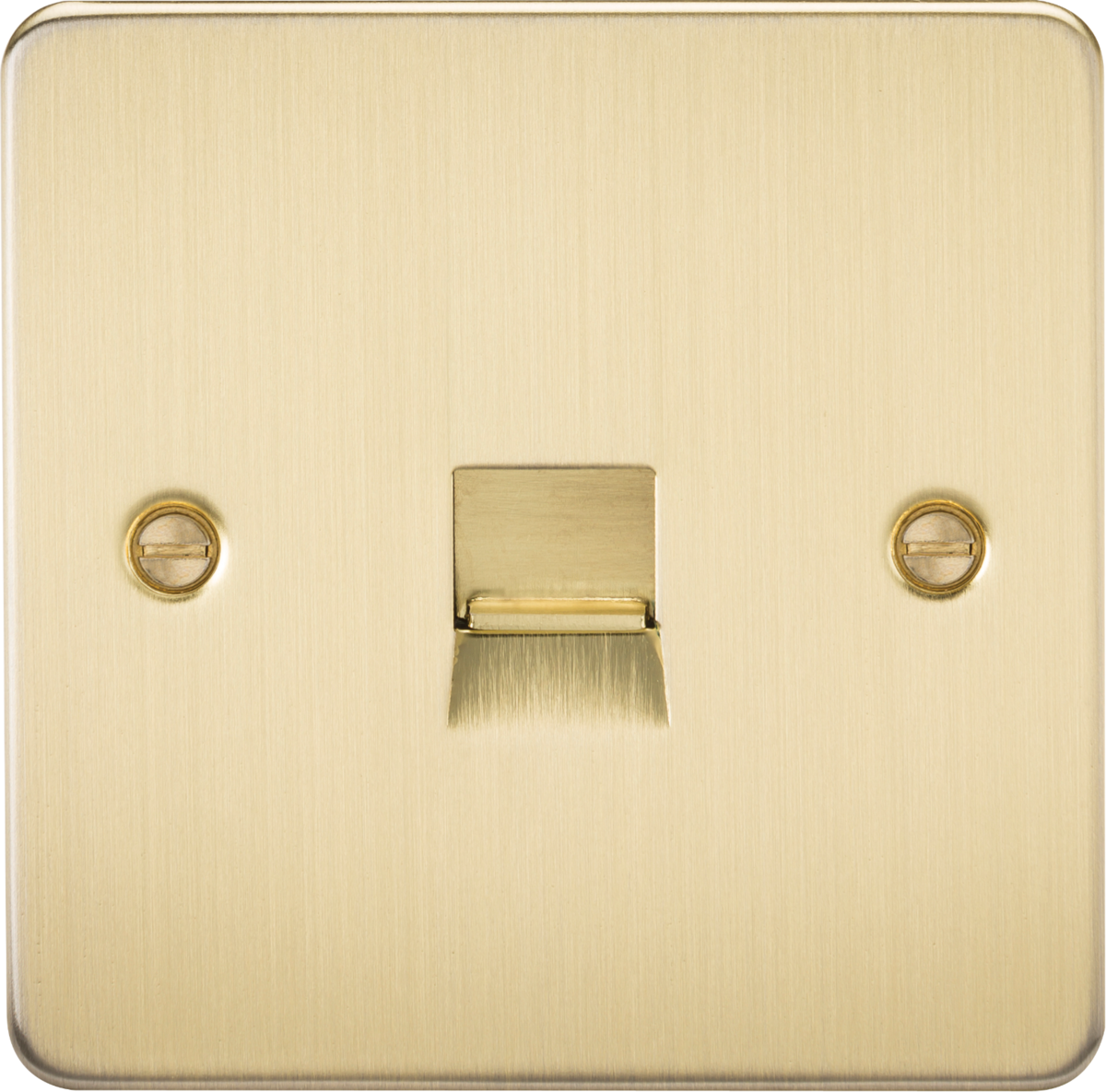 Knightsbridge Flat Plate Brushed Brass Full Range, Switches, Sockets ...