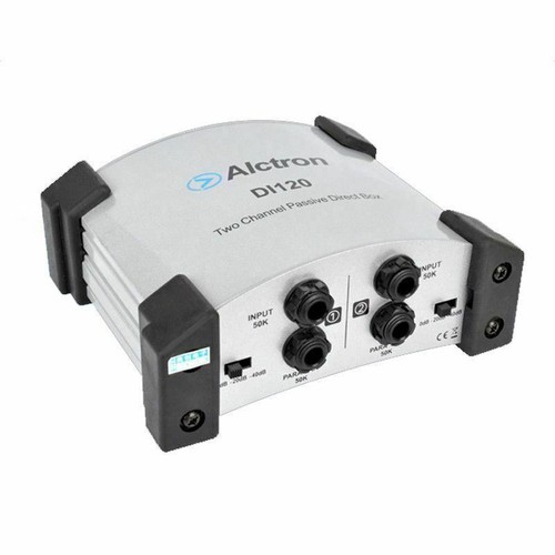 Passive Stereo Direct Box Dual 2 Channels DI Box for Keyboards Electric ...