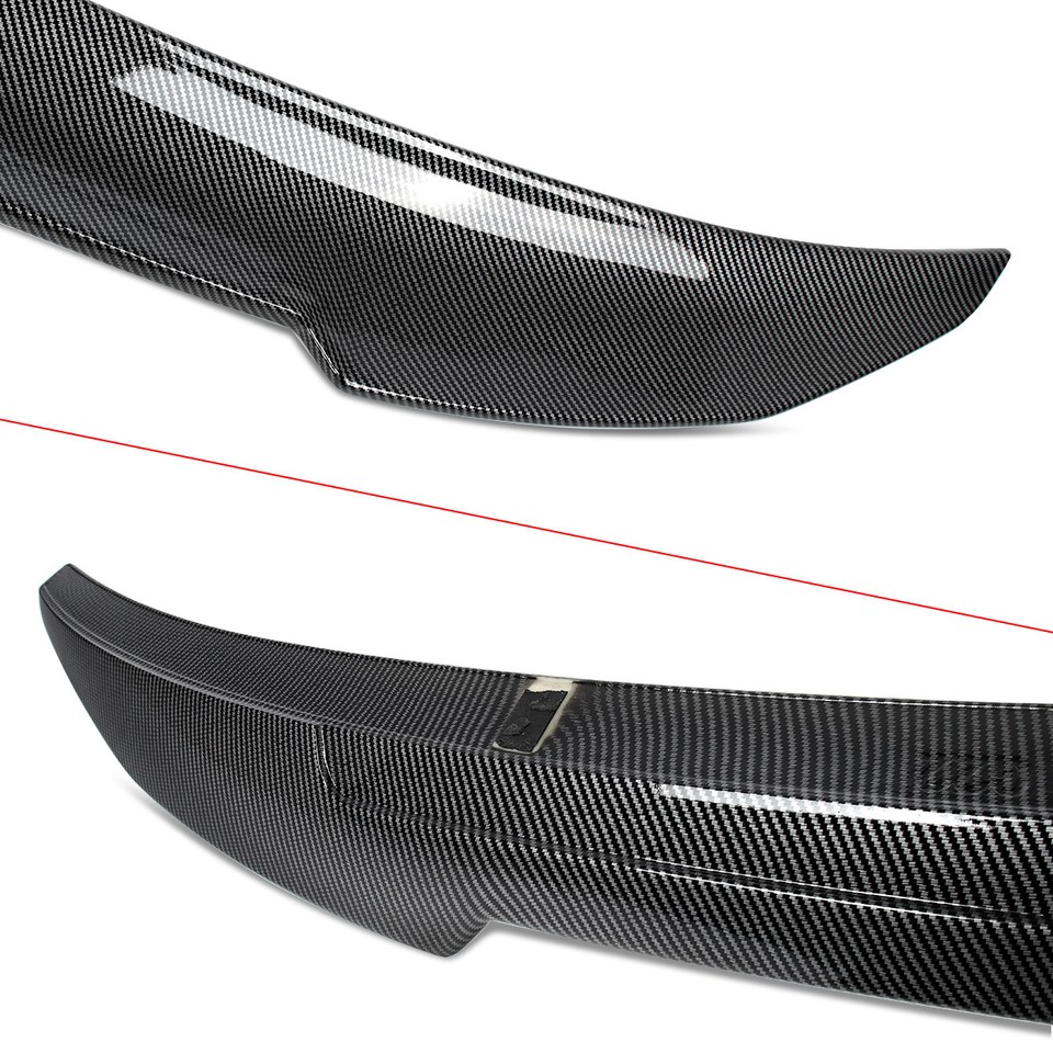 PSM STYLE CARBON LOOK REAR TRUNK SPOILER WING FOR BMW G22 430i G82 M4 ...