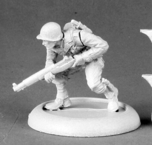 Reaper Miniatures Pfc. Tim Hernandez #50339 Chronoscope Unpainted Metal Figure | eBay