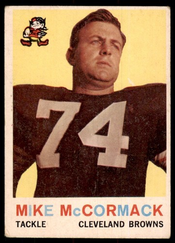 1959 Topps Mike McCormack Cleveland Browns #74 | eBay