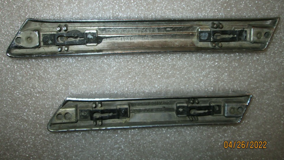 1969 FORD COBRA JET TORINO FAIRLANE LH ROOF LOUVERS EMBLEM BADGE OEM ...