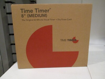 TIME TIMER 8 Visual Timer - 60 Min Kids Desk Countdown Clock with Dry ...