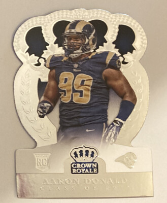 Aaron Donald 2014 Pacific Crown Royale Rookie Card #194 (3709) | eBay