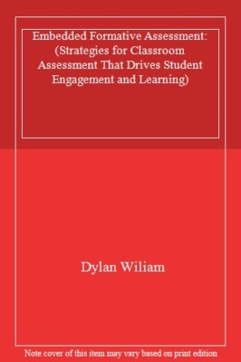 Embedded Formative Assessment: (Strategies for , Wiliam.. 9781945349225 ...