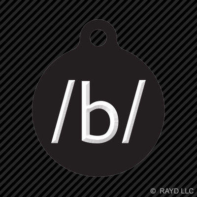 4chan b random Keychain Round with Tab dog engraved many colors 4 chan ...