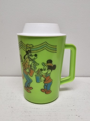 Disney Theme Slush Mugs Red Yellow And Green Vintage | eBay