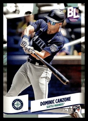 2024 Topps Big League Rookie #136 Dominic Canzone Seattle Mariners ...
