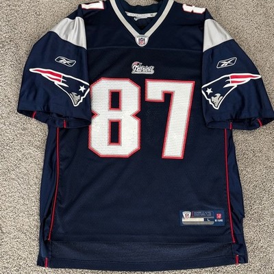 Reebok Navy and Red Patriots Jersey | eBay