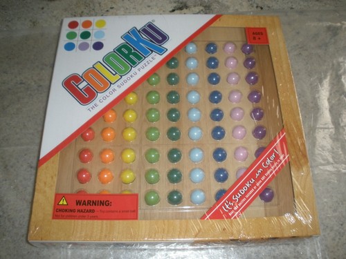 NEW Sealed COLORKU THE COLOR SUDOKU PUZZLE 2006 Wood 789264290074| eBay