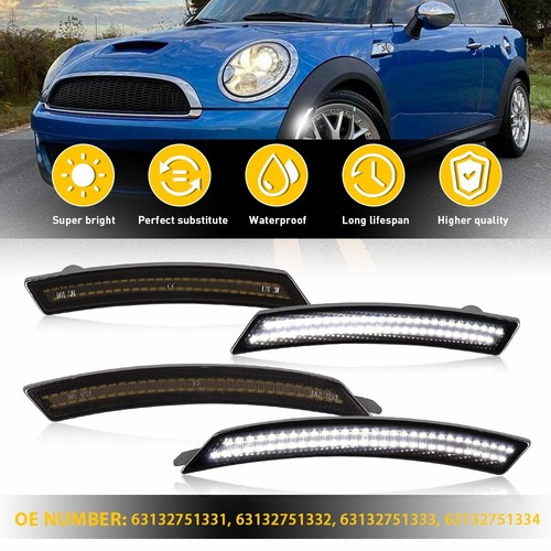 Front Rear LED Side Marker Lights For Mini Cooper R55 R56 R57 R58 R59 ...