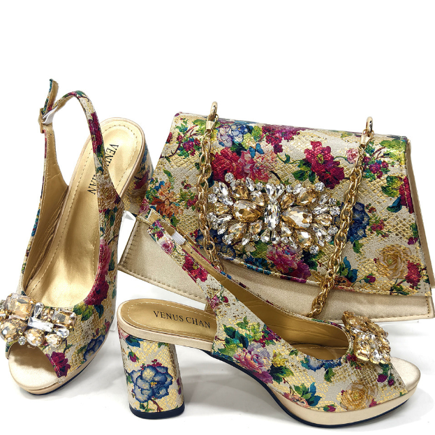 Latest Design And Bag Set Sandals Shoes Italian With Matching Bag Party ...