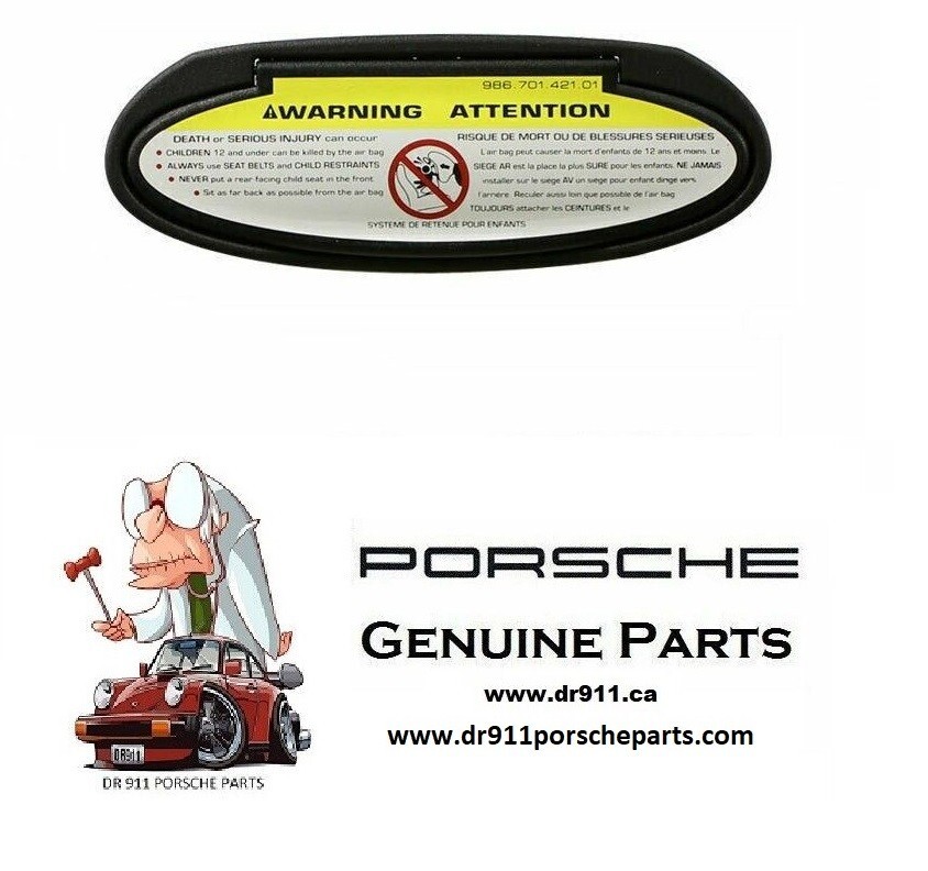 Porsche Boxter 986 Sun Visor Mirror Housing 9867319010101C OEM for sale ...