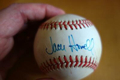 Official MLB Rawlings Major (American) League JACK HOWELL Autographed ...