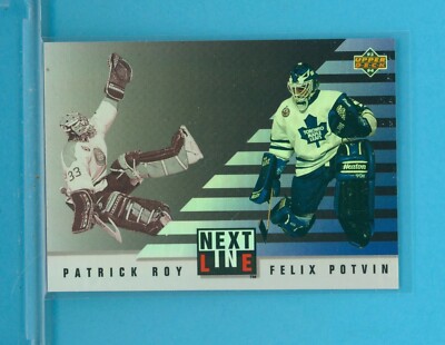 🏒 Patrick Roy / Felix Potvin 1993-94 Upper Deck Next In Line #NL6 🚨HOF ...