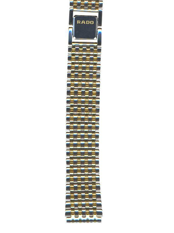 Rado Man's 17mm Two-Tone Stainless Steel Watch band R0702552 | eBay