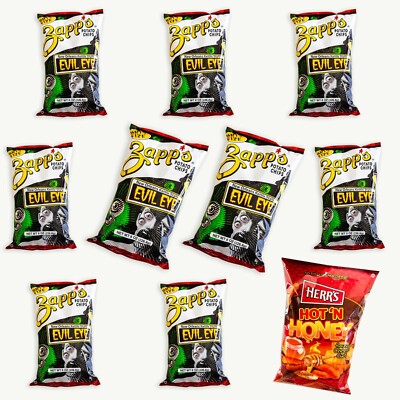Zapp's Evil Eye Potato Chips (8oz - 9pk) - Hot Honey Cheese Curl 8oz ...