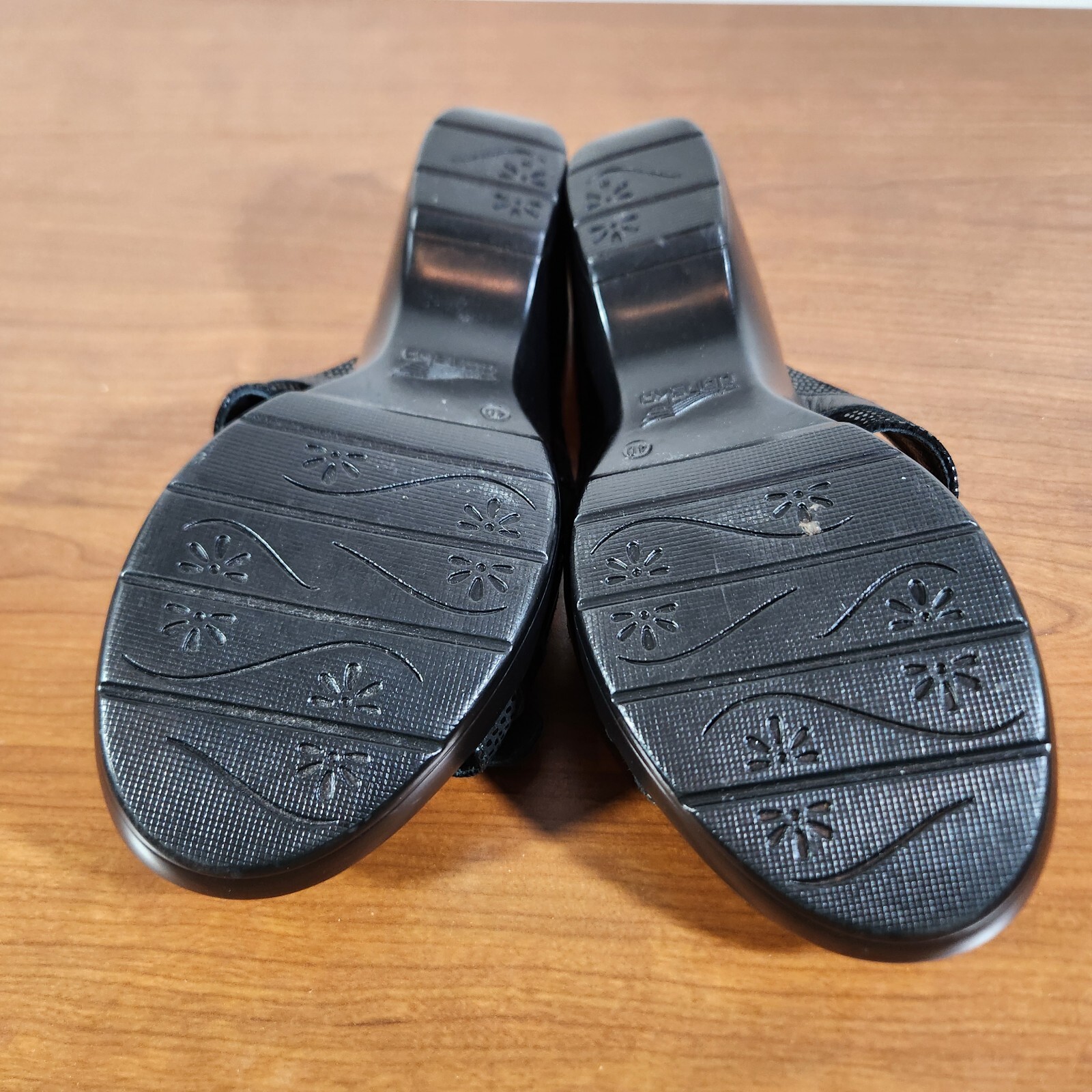 Dansko Sandals Womens 40 Jessie Lizard Slides Black L… - Gem