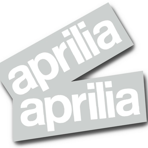 Aprilia rsv tuono rs White text Motorcycle graphics stickers decals x ...