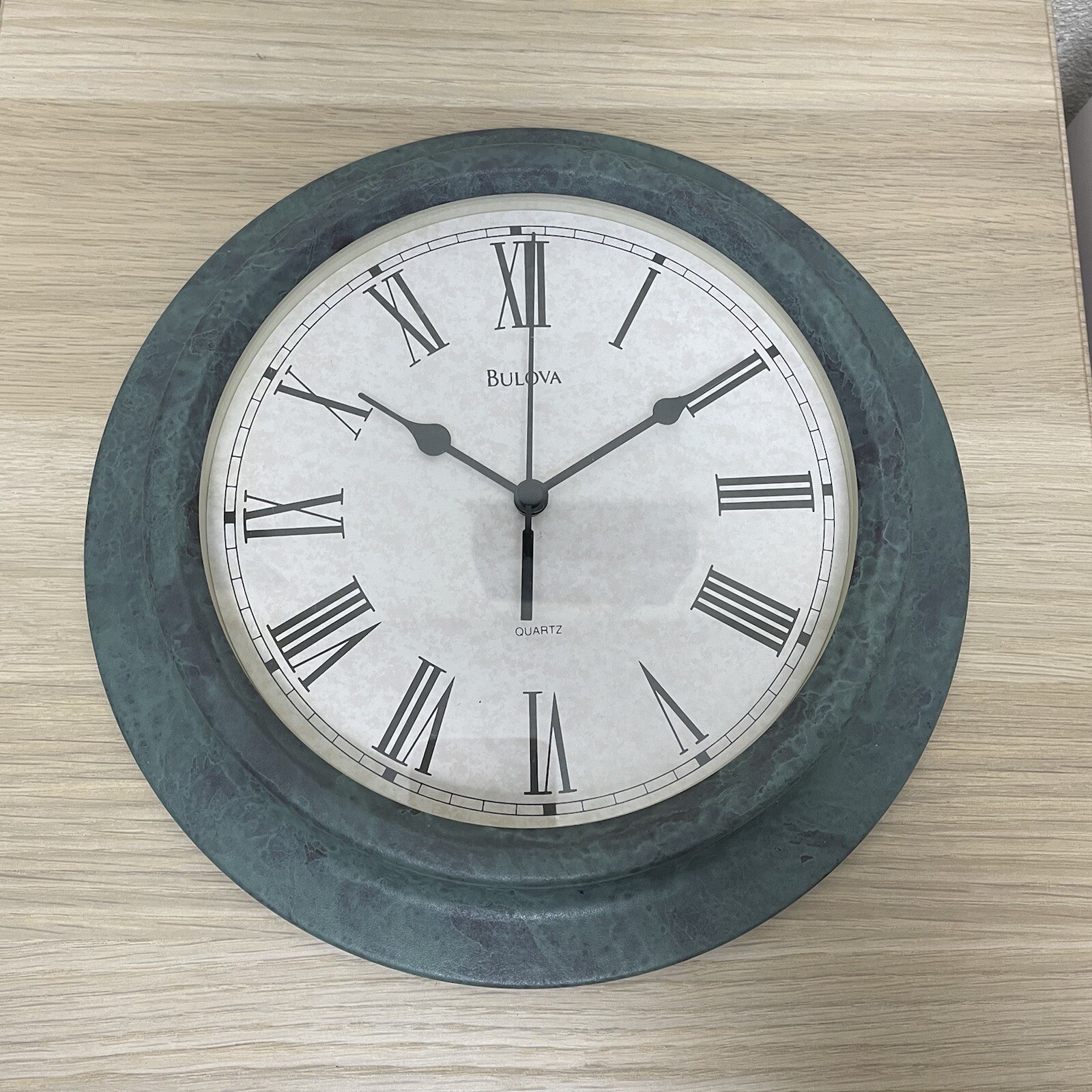 Bulova Decorative Wall Metal Brutalist Modern Clock C4152 RARE ...