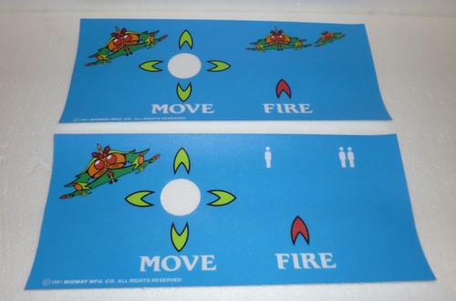 Multicade 11 Inch Galaga Cocktail Control Panel Overlay | eBay