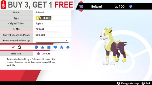 Shiny Boltund Pokemon Sword and Shield Perfect IV🚀Fast Delivery🚀 | eBay