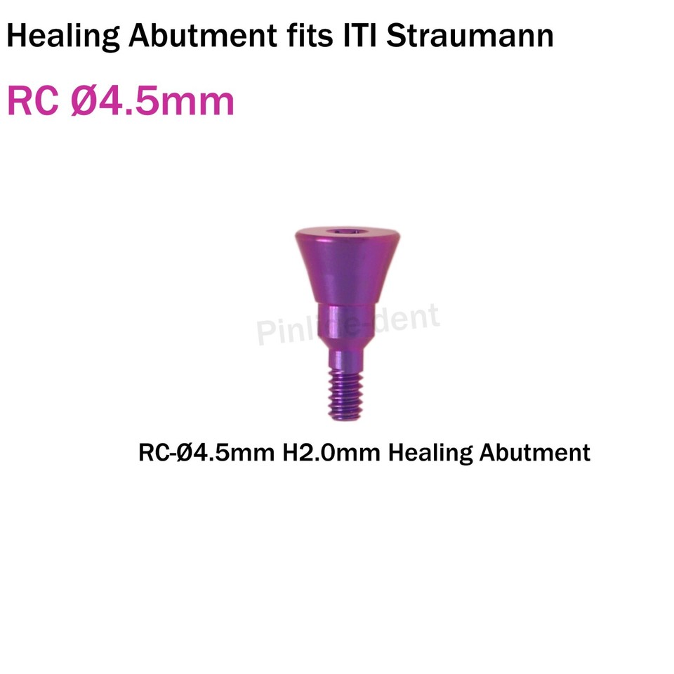 RC Healing Abutment Caps Cover Screw Titanium fits ITI Straumann BL/BLT ...