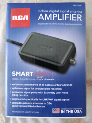 RCA Digital Amplifier for Indoor Antenna Smart Boost | eBay