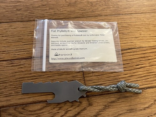 Peter Atwood Flat Titanium Spannerbaby Multi-Tool | eBay