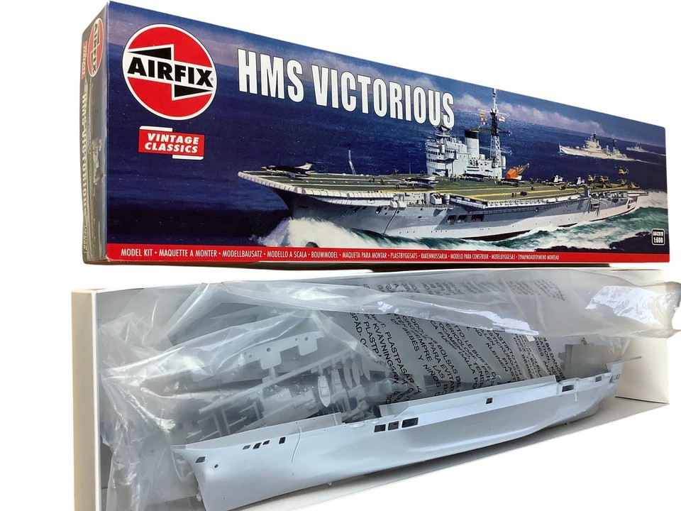 Airfix HMS Victorious Model Kit 1:600 Scale Vintage Classics Ship | eBay UK