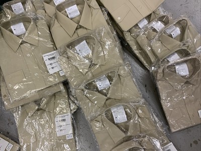 New British Army No2 FAD All Ranks Fawn Mens Military Dress Shirt SHORT ...