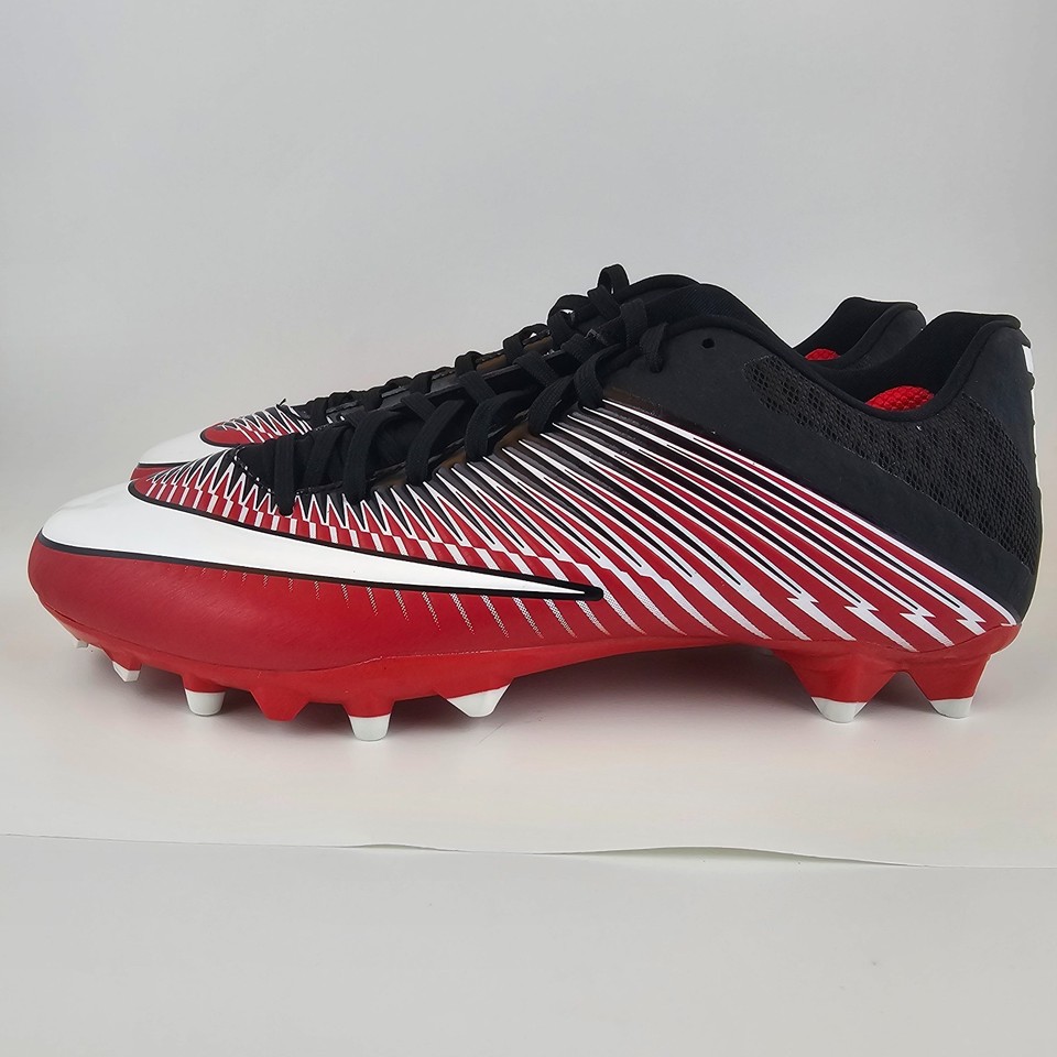 Nike Vapor Speed 2 TD PF Low Top Football Cleats Red Black Men's Size ...