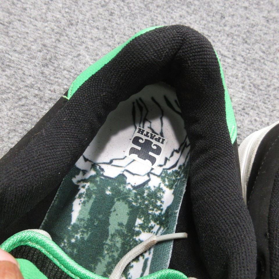 Vtg Ipath Shoes Mens Size 10 Green White Black Centennial Skate Leather ...