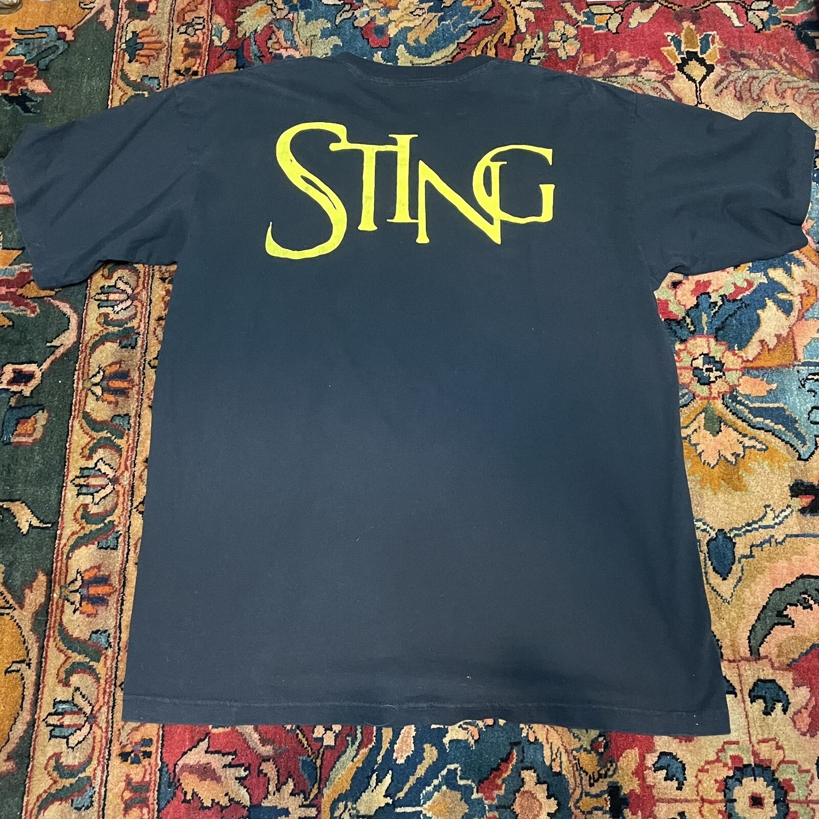 90’s - STING back print shirt - single stitch Size XL - Gem