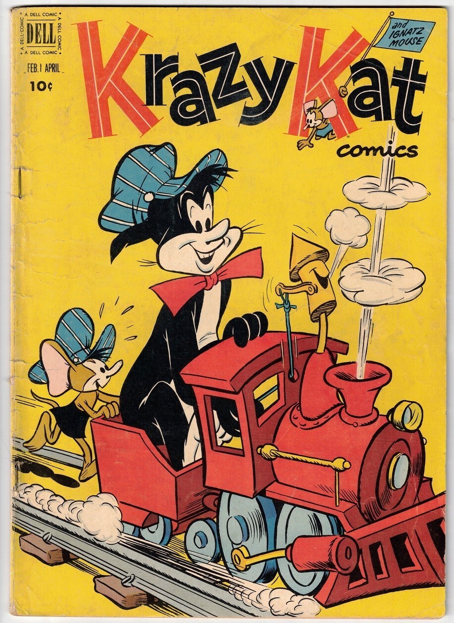KRAZY KAT COMICS # 4 (DELL) (1952) IGNATZ MOUSE - OFFICER BULL PUPP | eBay