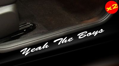 YEAH THE BOYS YTB JDM 4x4 Car Door Sill Sticker Decal 400mm Pair | eBay ...