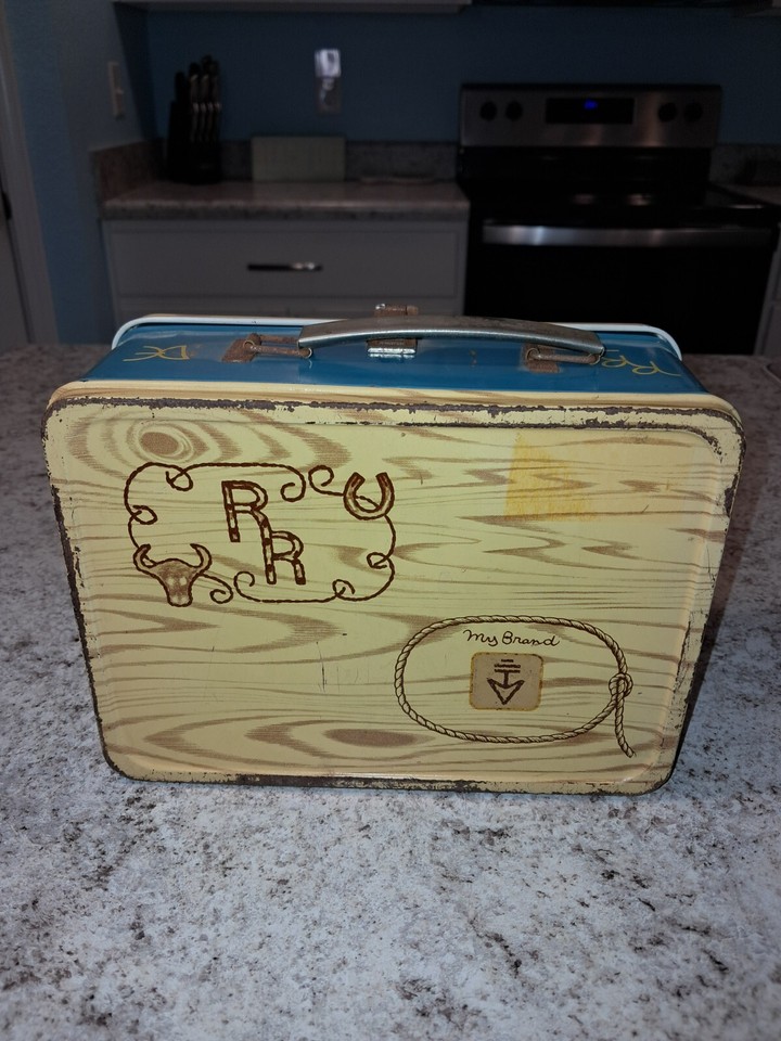 1950s Roy Rogers Lunch Box - No Thermos * Vintage * Lunchbox kit pail ...