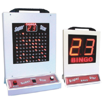 SUPER STAR ELECTRONIC BINGO MACHINE MADE IN THE UK 2 YR WARRANTY 1-90 1 ...