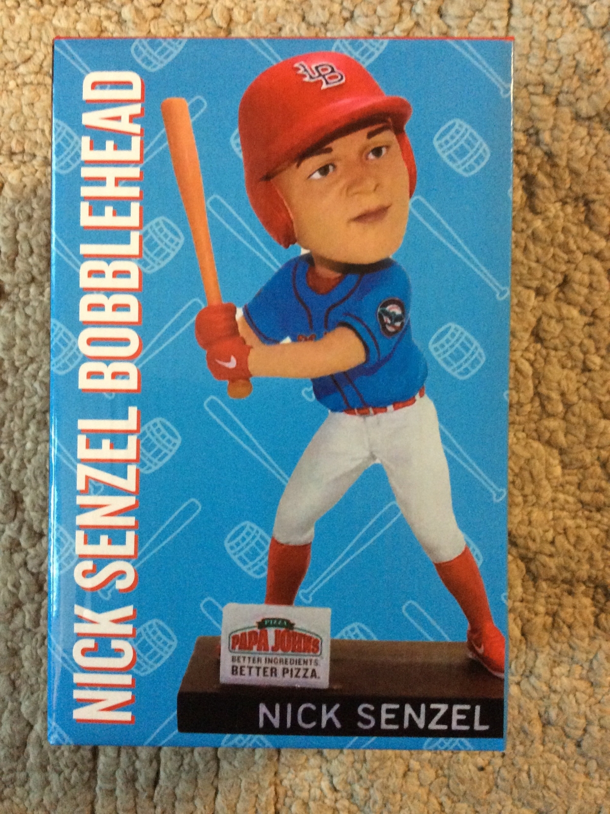 LOUISVILLE BATS WASHINGTON NATIONALS BASEBALL NICK SENZEL BOBBLEHEAD | eBay