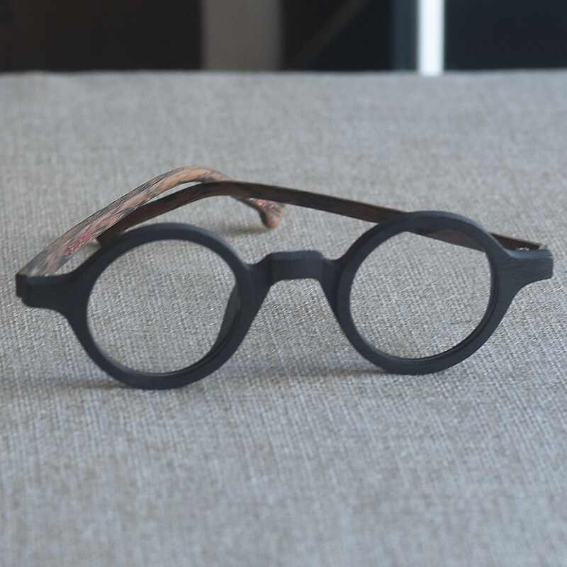 Round Black eyeglass frame small glasses men women black round frame ...