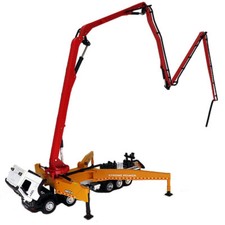 1 55 Scale Diecast Concrete Pump Truck Construction Car Model Toy KDW ...