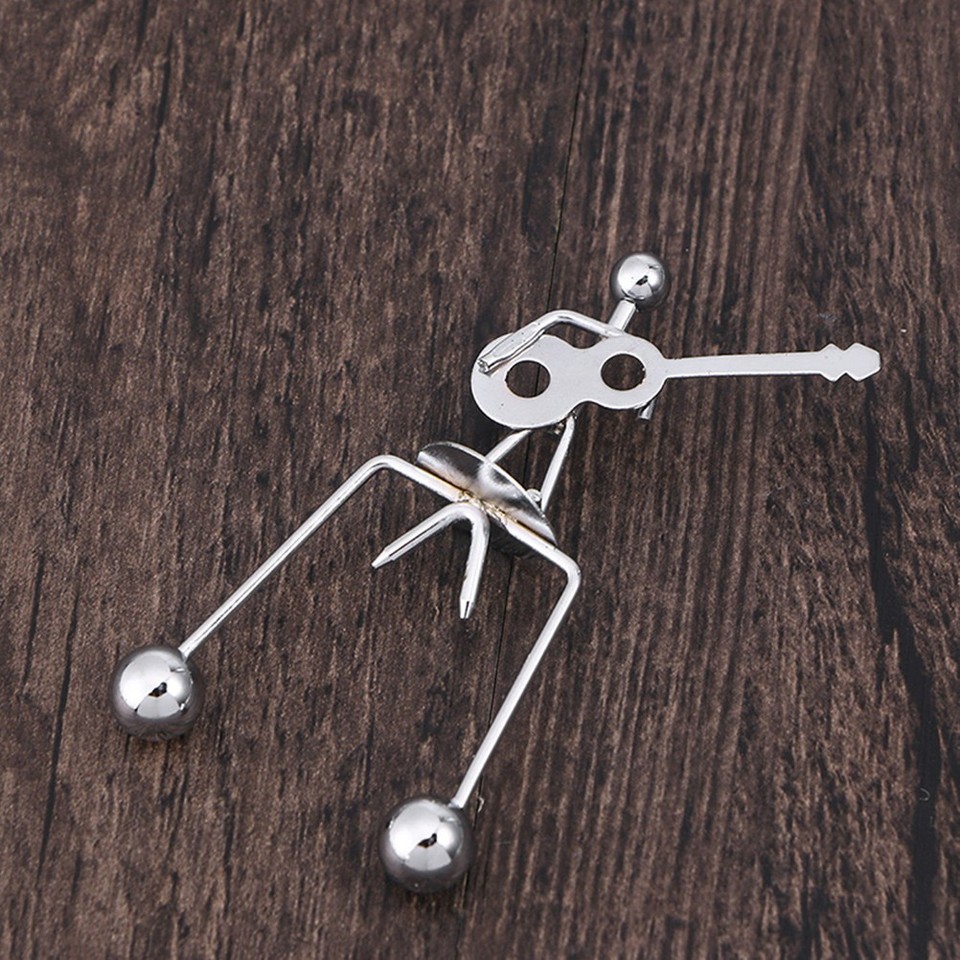 5 Count Guitar and Man Sculpture Balancing Pendulum Toy Physics Desk ...