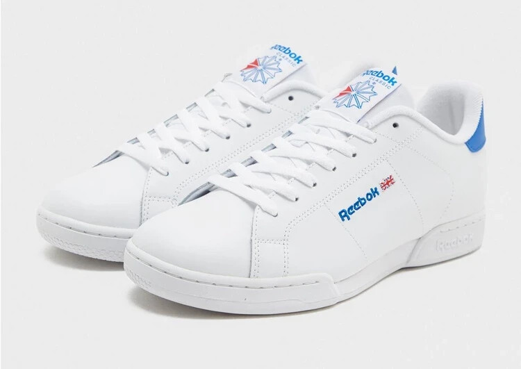 Reebok NPC II Leather Shoes in White | eBay