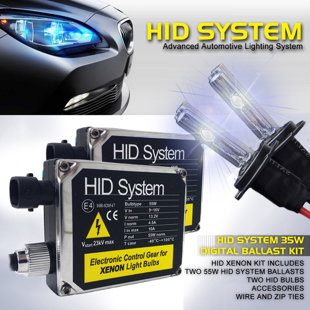 Hid Nation 8000k Headlights Cars Hid Kit China For Best Lighting