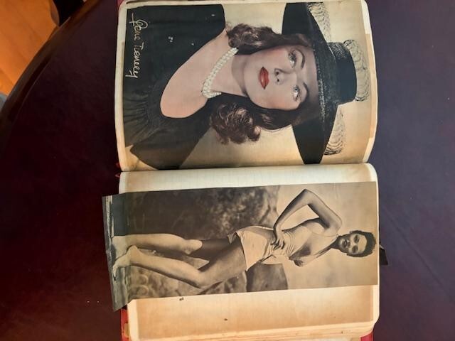 Rare 160 Page Scrap Book Everything Gene Tierney 1940s 1950s Great Book ...
